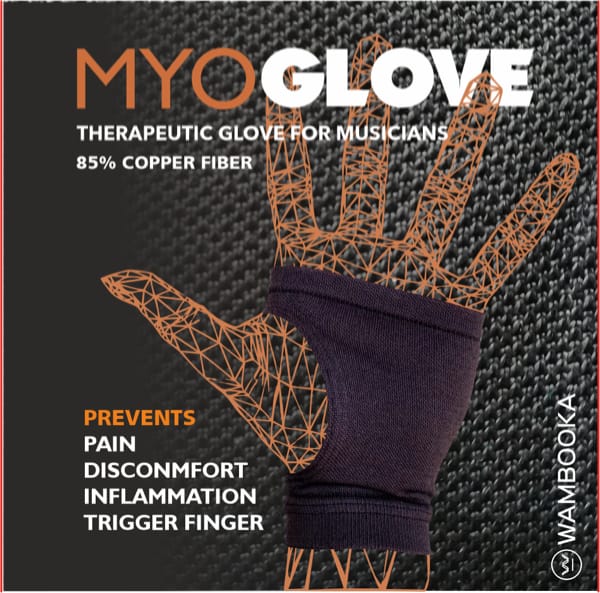 MYOGLOVE - Guitar Tendonitis Treatment - wambooka.com